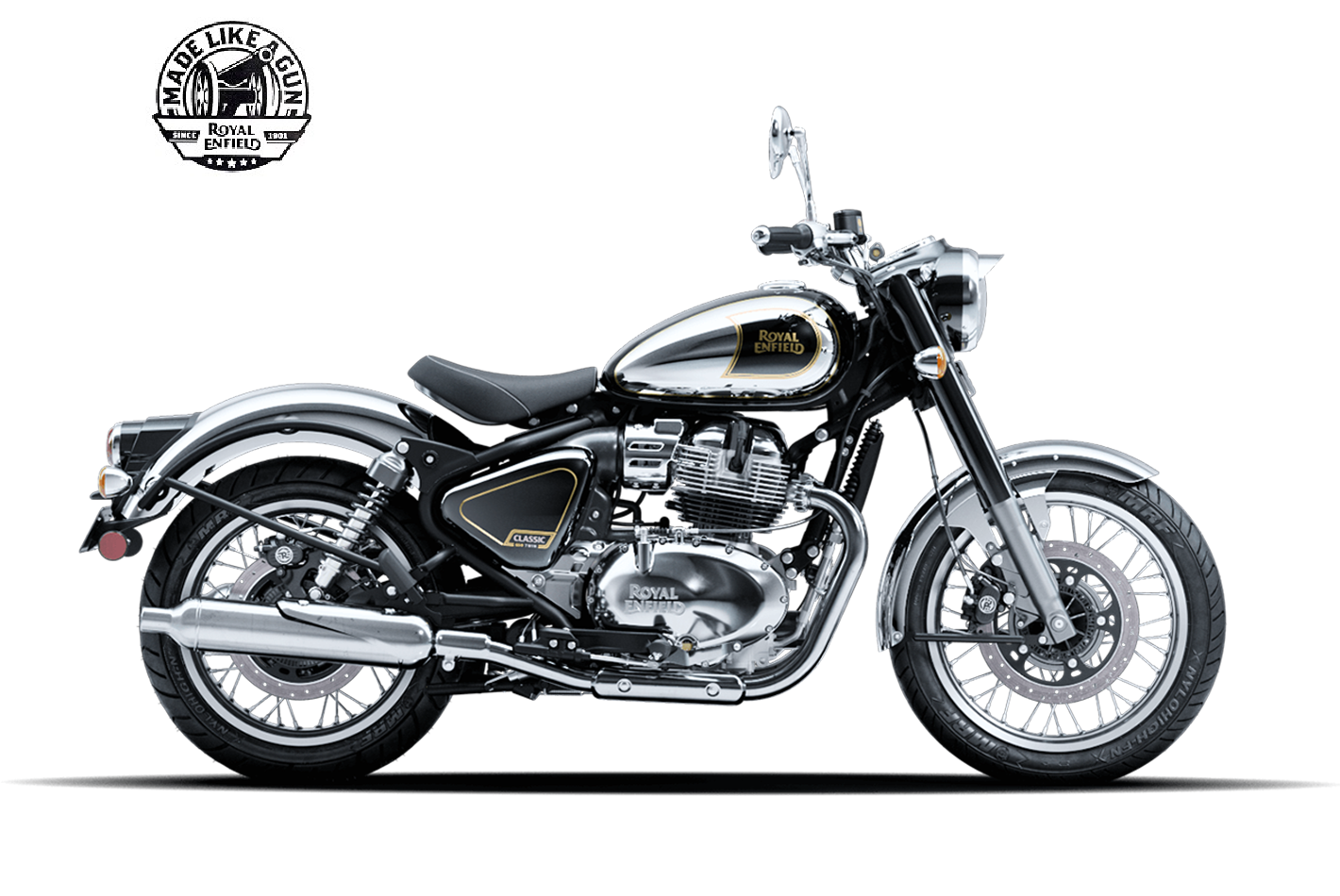 ROYAL ENFIELD CLASSIC 650 BLACK CHROME | Styx.sk