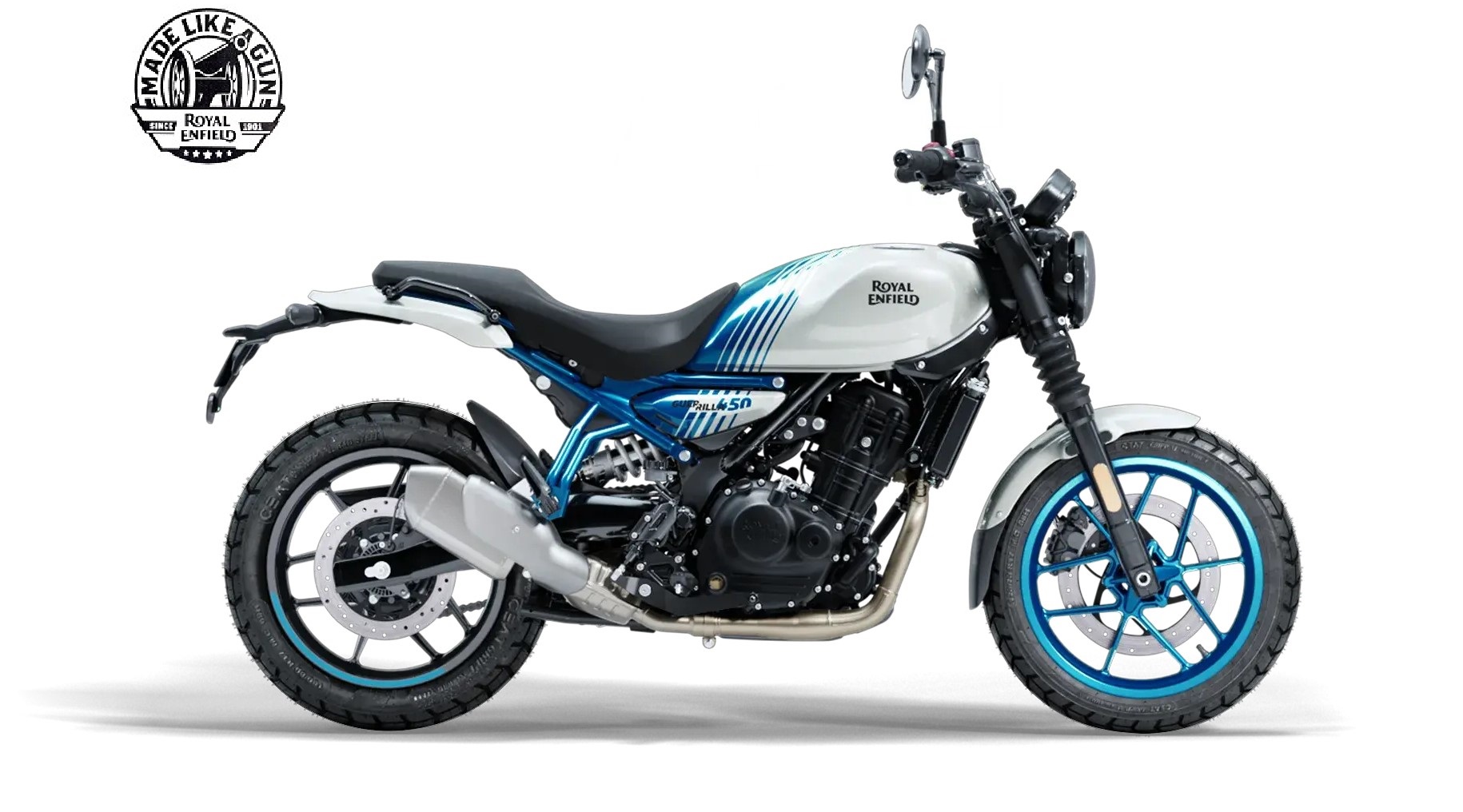 ROYAL ENFIELD GUERRILLA 450 BRAVA BLUE | Styx.sk