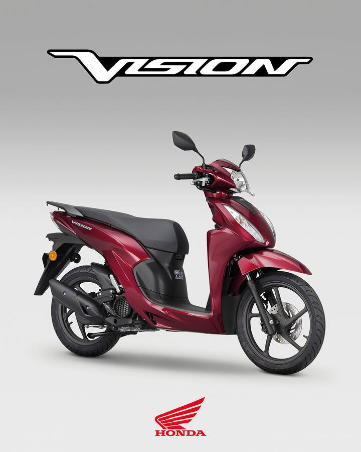 Honda Vision 110 ČERVENÁ | Styx.sk