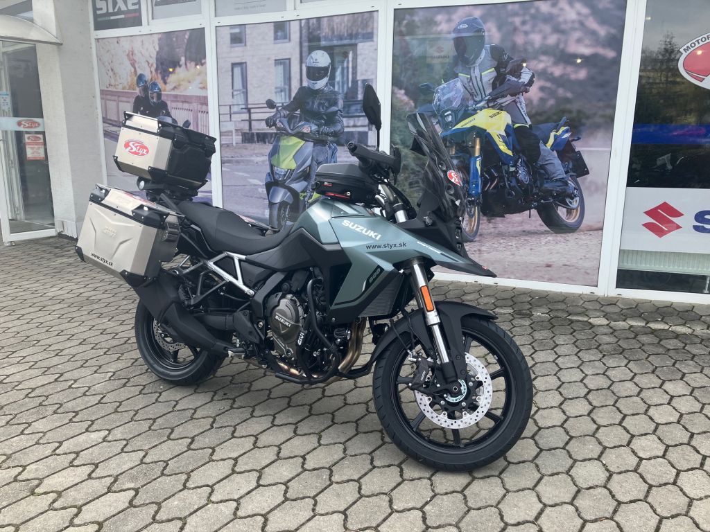SUZUKI DL800 ZELENÁ S DOPLNKAMI | Styx.sk